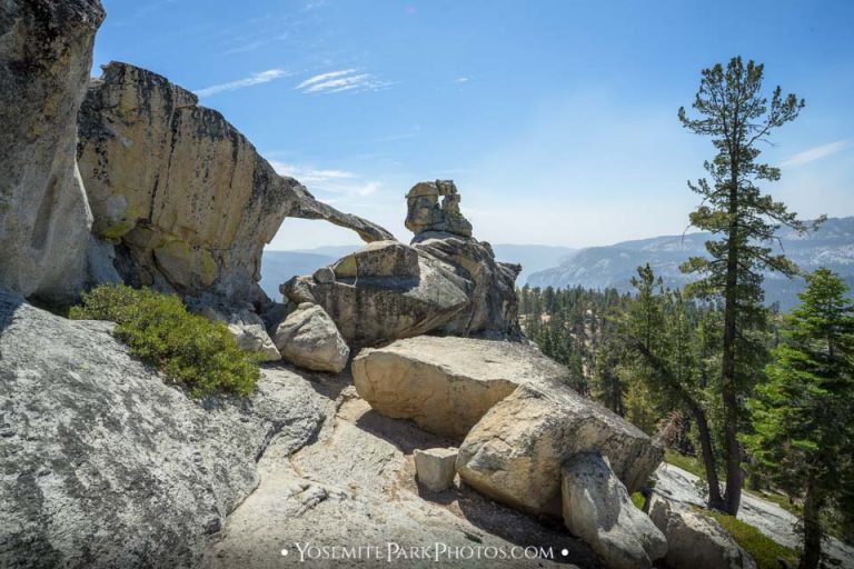 Indian Rock Photos - A Natural Arched Rock | Yosemite Park Photos